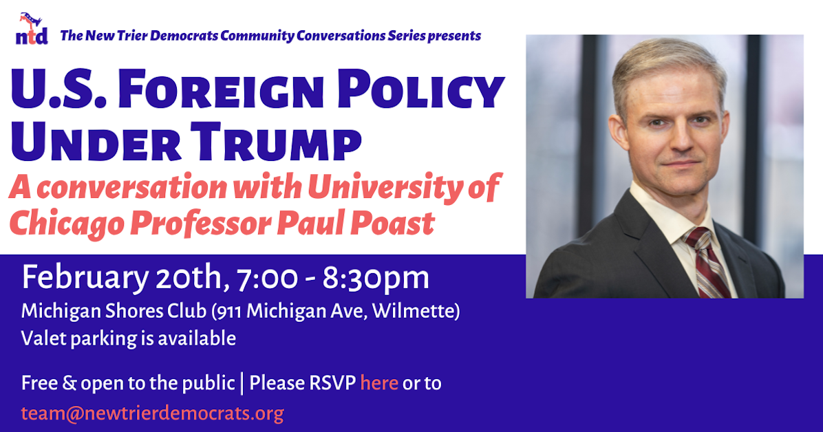 Foreign Policy Under Trump: Seminar with Prof. Paul Poast | Community ...