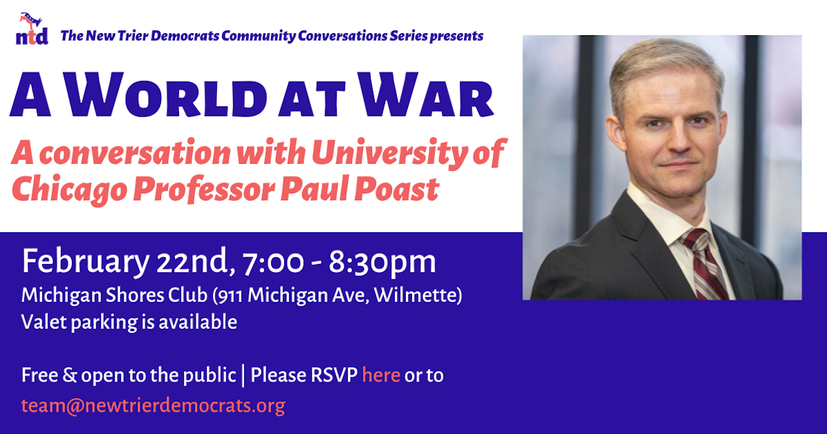 A World at War: Seminar with Prof. Paul Poast | Community Conversation ...