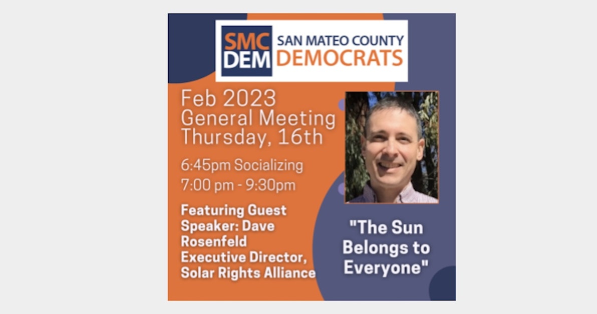 San Mateo County Democratic Central Committee Meeting · Mobilize