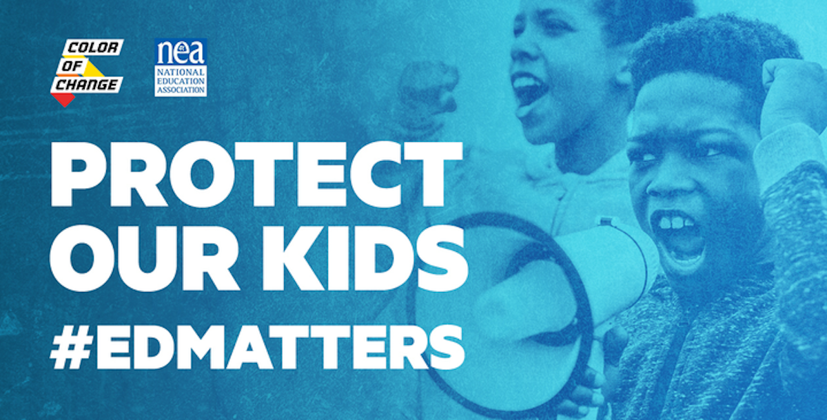 Join the Fight to Protect Our Kids · Color Of Change