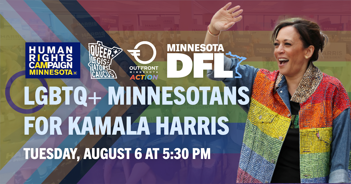 Out for Harris Kickoff with HRC President Kelley Robinson · Minnesota DFL