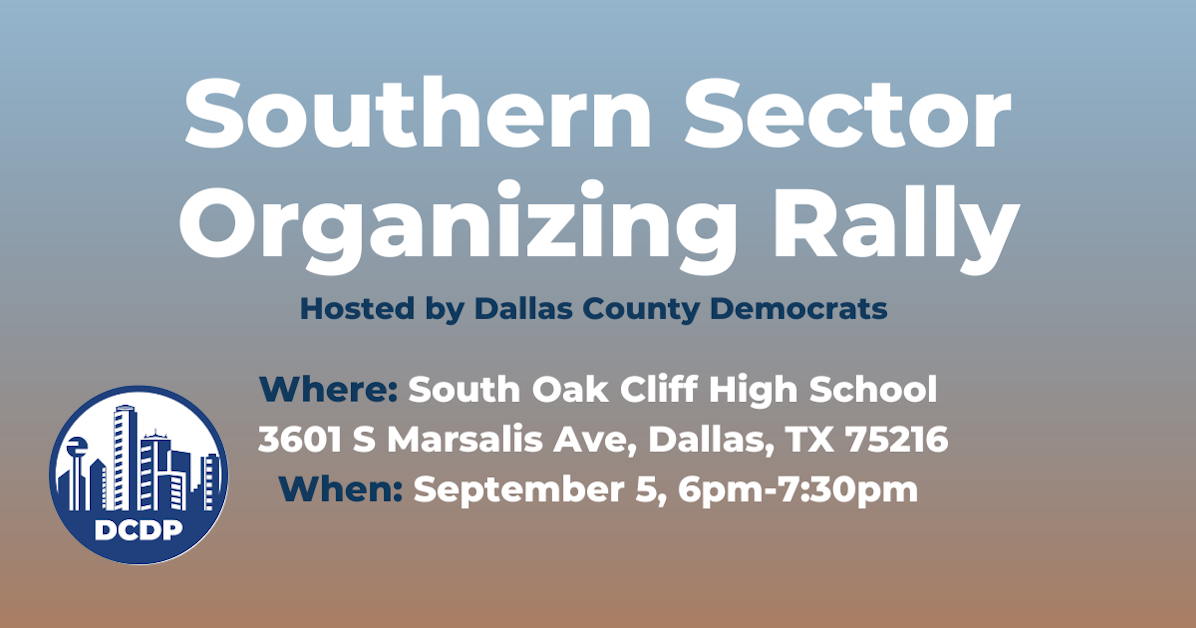 Southern Sector Organizing Rally · Mobilize