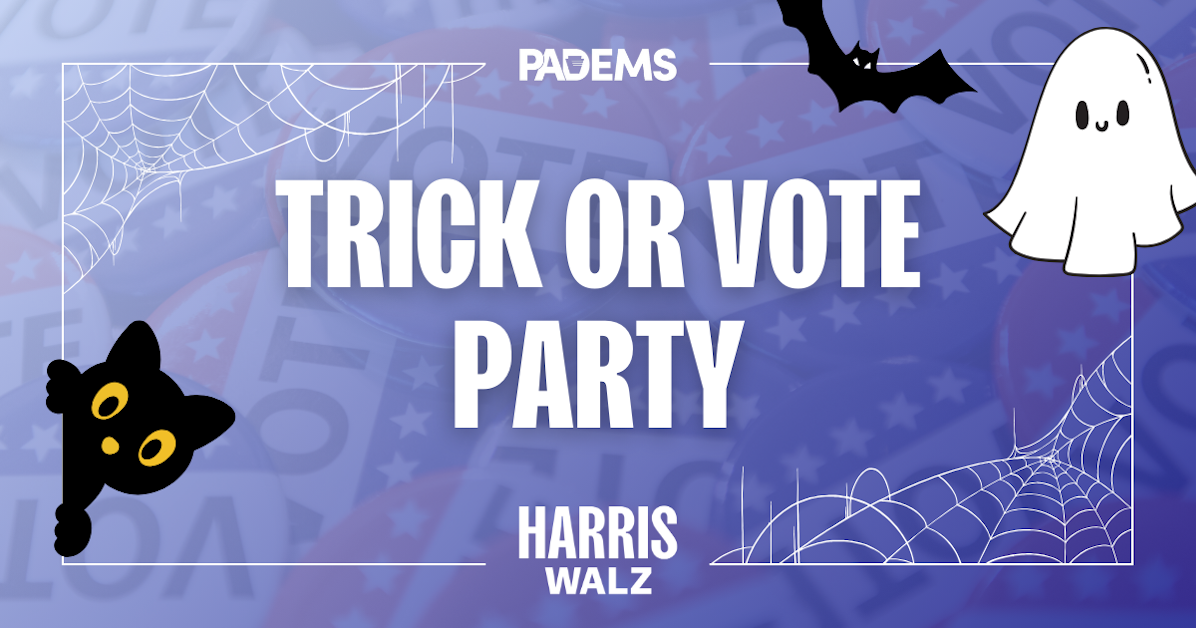 Philly Trick or Vote Party · The Yes She Can campaign