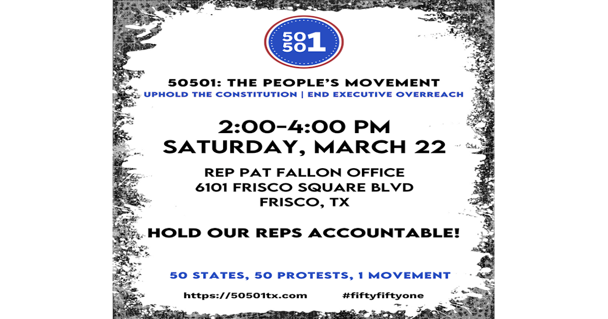 Rep. Pat Fallon Office Protest · Mobilize