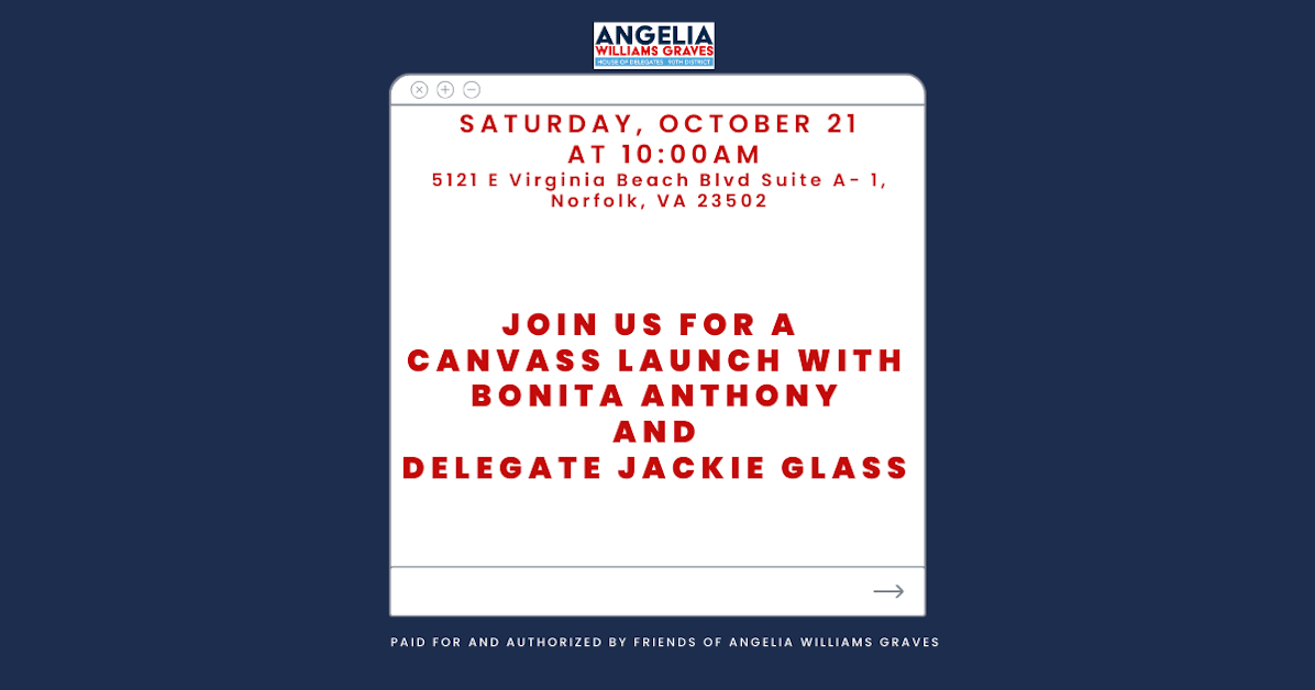 Canvass Launch with Angelia Williams Graves · Mobilize