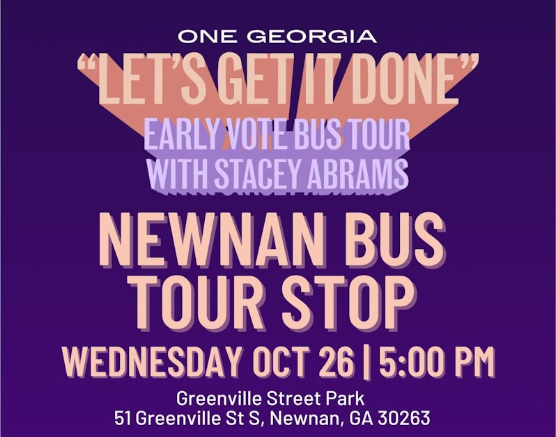 Newnan Let's Get It Done Bus Tour Event · Mobilize