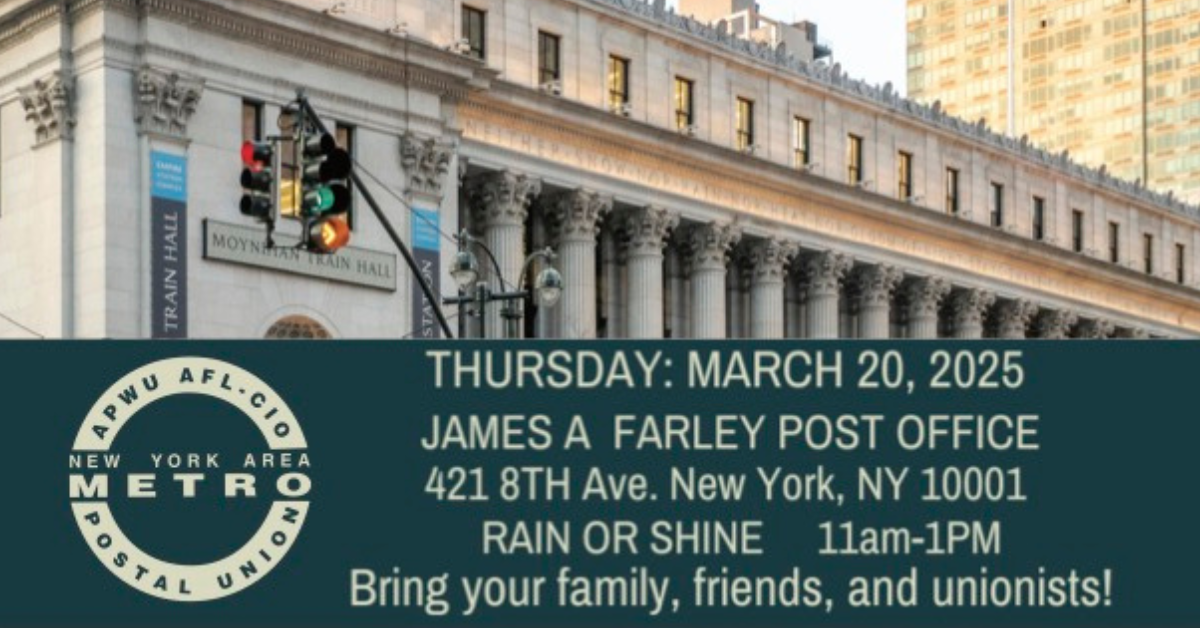 Join the Metro APWU Day of Action! · Mobilize