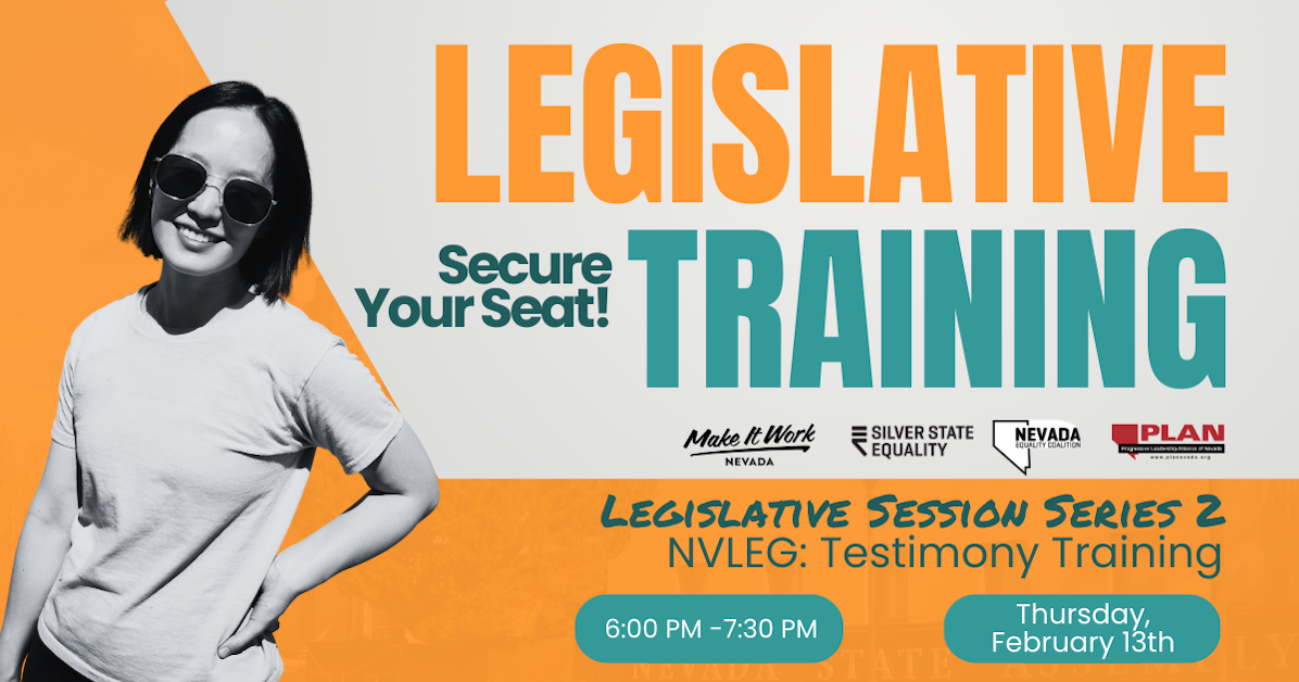 NVLEG: Testimony Training (Las Vegas) · Progressive Leadership Alliance ...