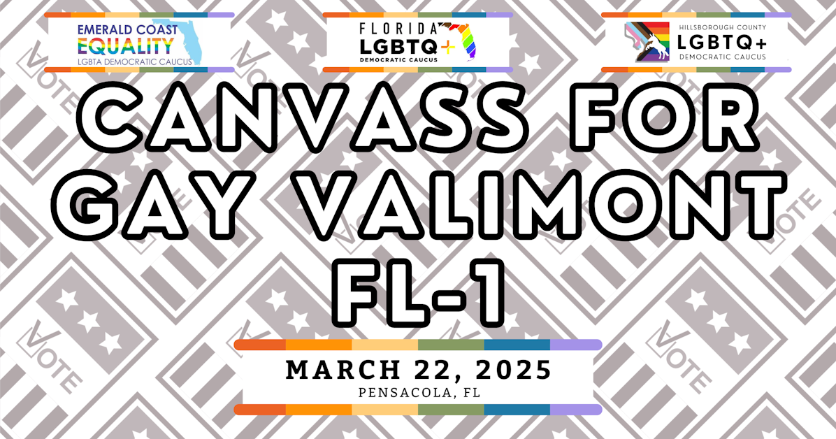 Canvass for Gay Valimont FL-1 · Mobilize