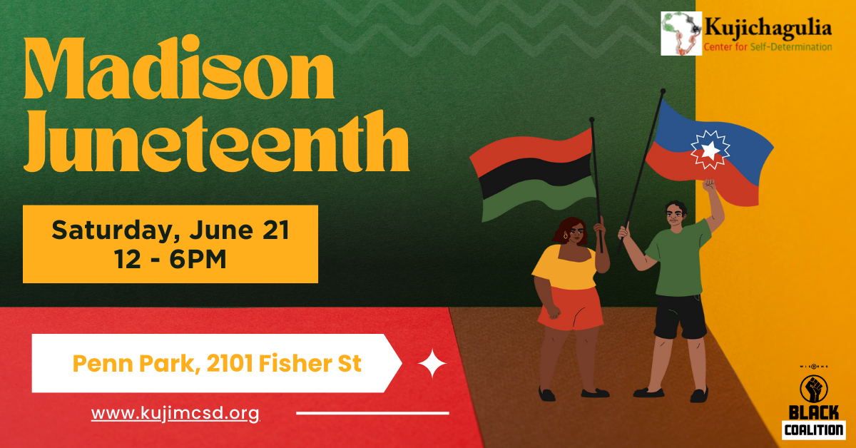 Join WisDems at Madison Juneteenth Tabling! · Mobilize
