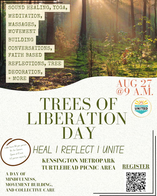 Trees of Liberation Day · Michigan United Action