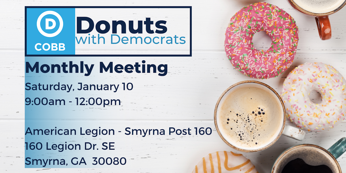 Donuts with Dems! · Cobb County Democratic Committee
