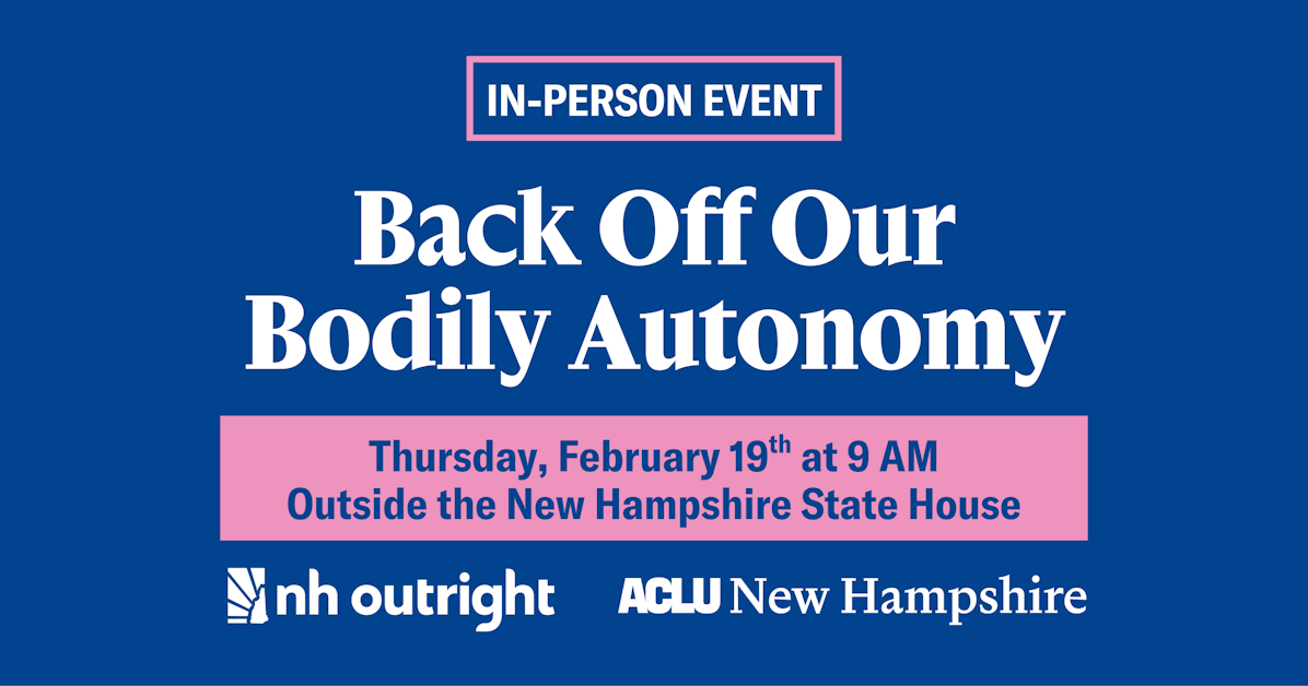 Back Off Our Bodily Autonomy · American Civil Liberties Union ...