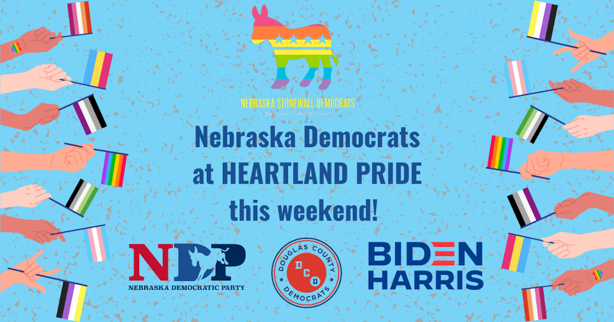 Heartland Pride Parade with DCDP, NDP, Biden Nebraska, and Stonewall ...