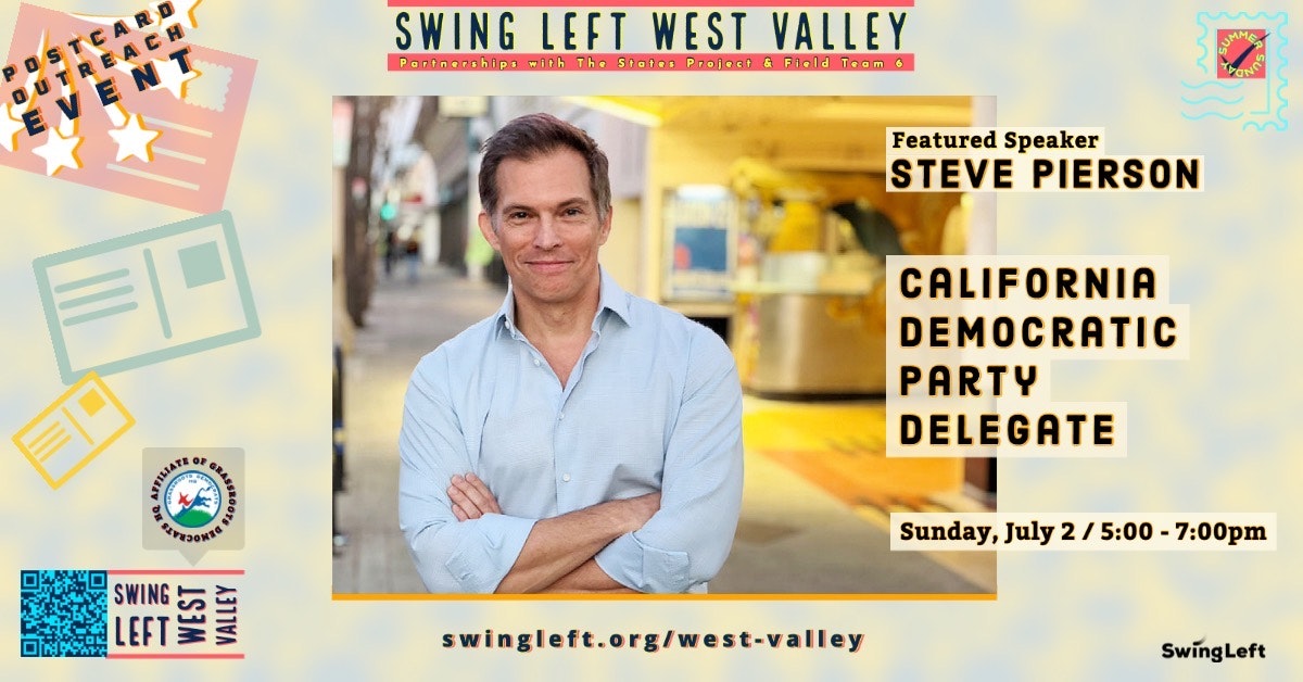 Swing Left Summer Sundays featuring Steve Pierson - July 2 · Mobilize