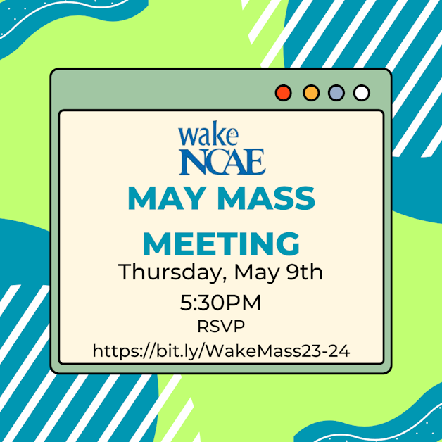 Wake NCAE Mass Meetings 2023-24 · North Carolina Association of Educators