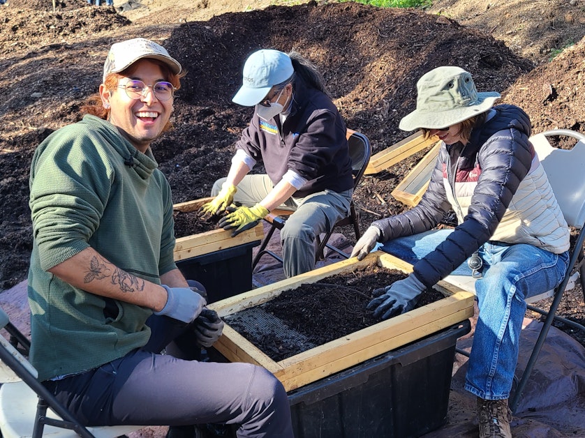 Compost Hub Support: SOW Collective Backyard Farm · LA Compost