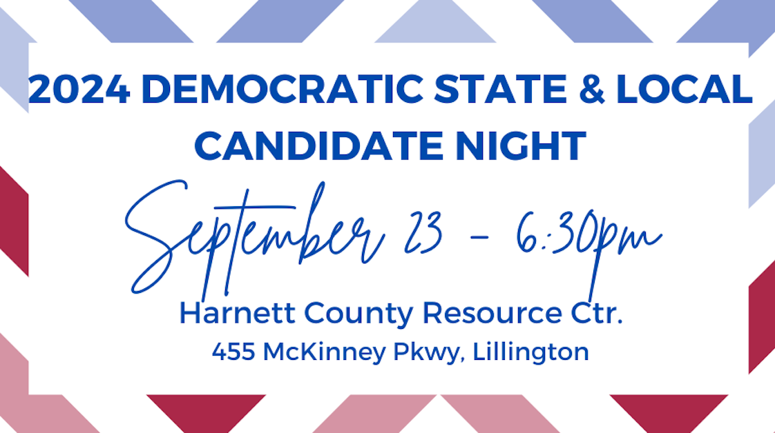 HCDP Candidate Night #1 · Harnett County Democratic Party