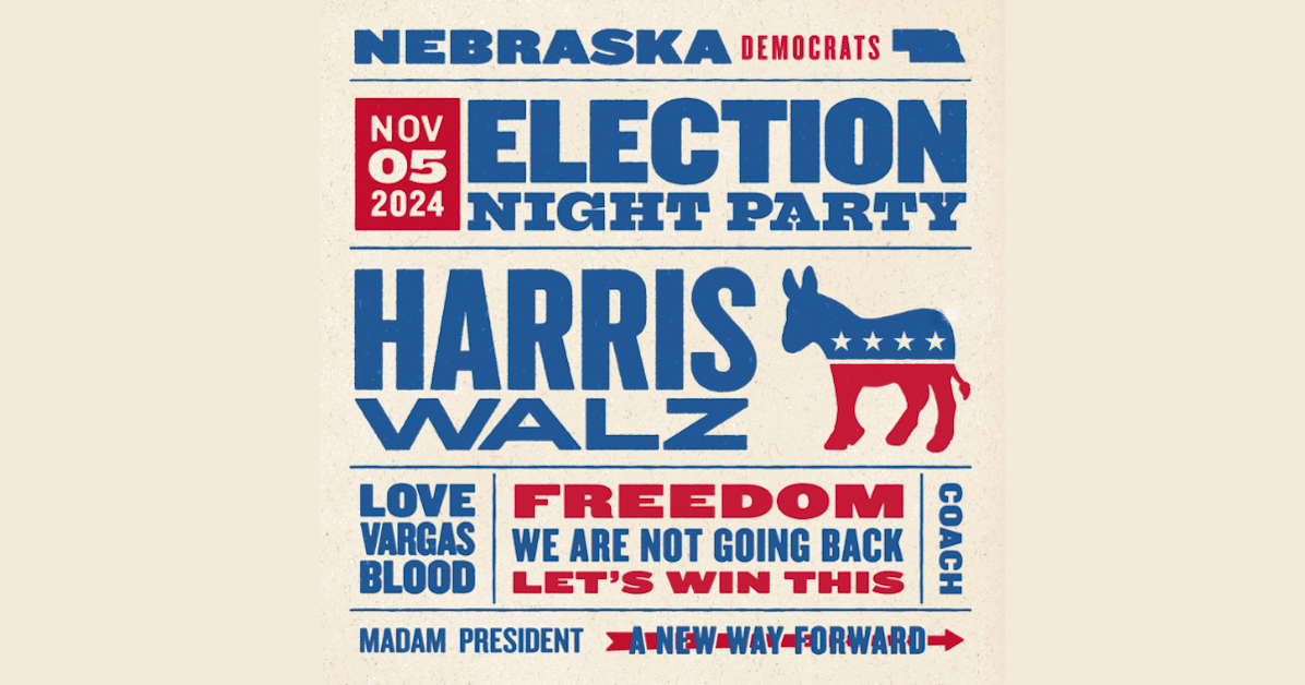 NDP Election Night Online Watch Party · Nebraska Democratic Party