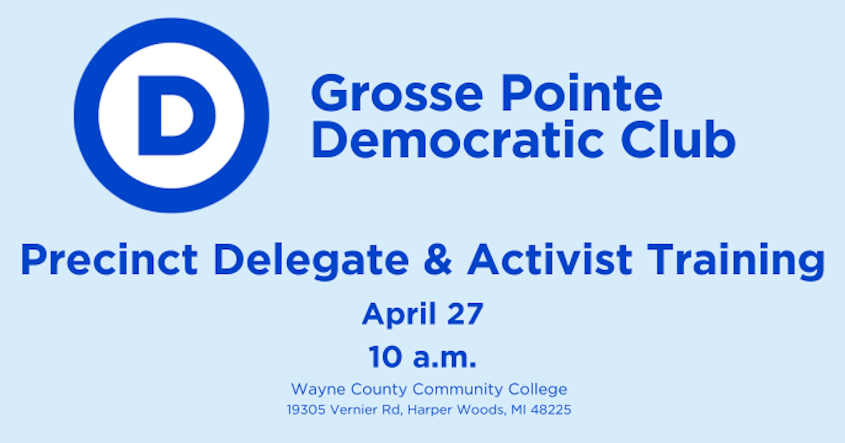 GP Democrats Precinct Delegate and Activist Training · Mobilize