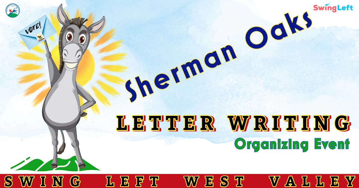 Letter Writing in Sherman Oaks · Swing Left