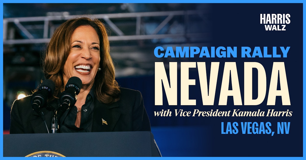 Las Vegas Rally with Vice President Kamala Harris · Human Rights Campaign