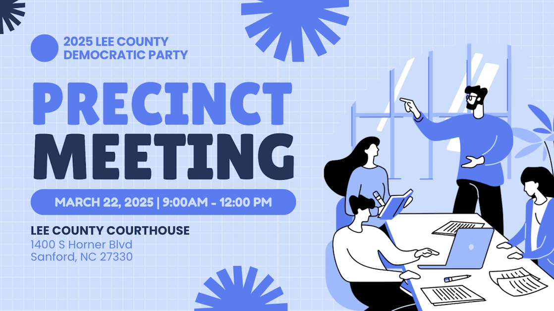 2025 LCDP Precinct Meeting · The Yes She Can campaign