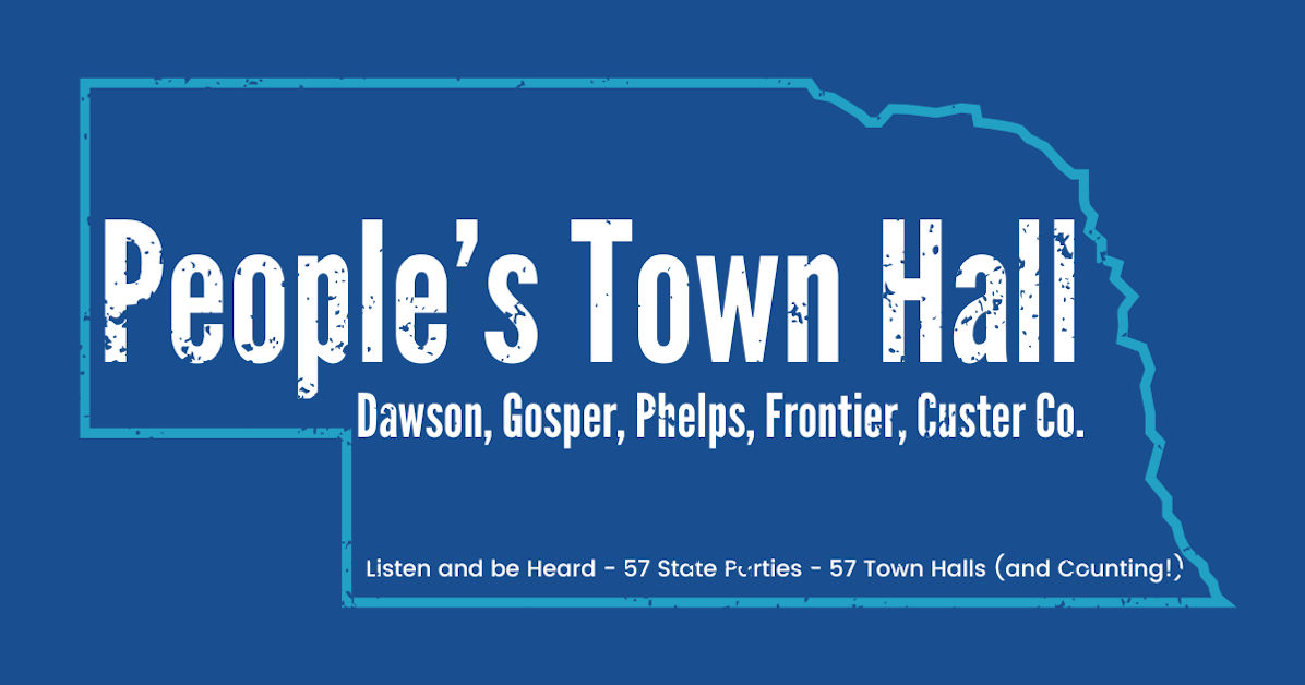 People's Town Hall Dawson County · Nebraska Democratic Party