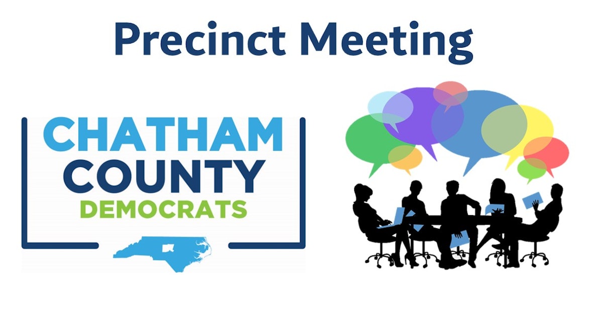 Albright Precinct Meeting · Chatham County (NC) Democratic Party