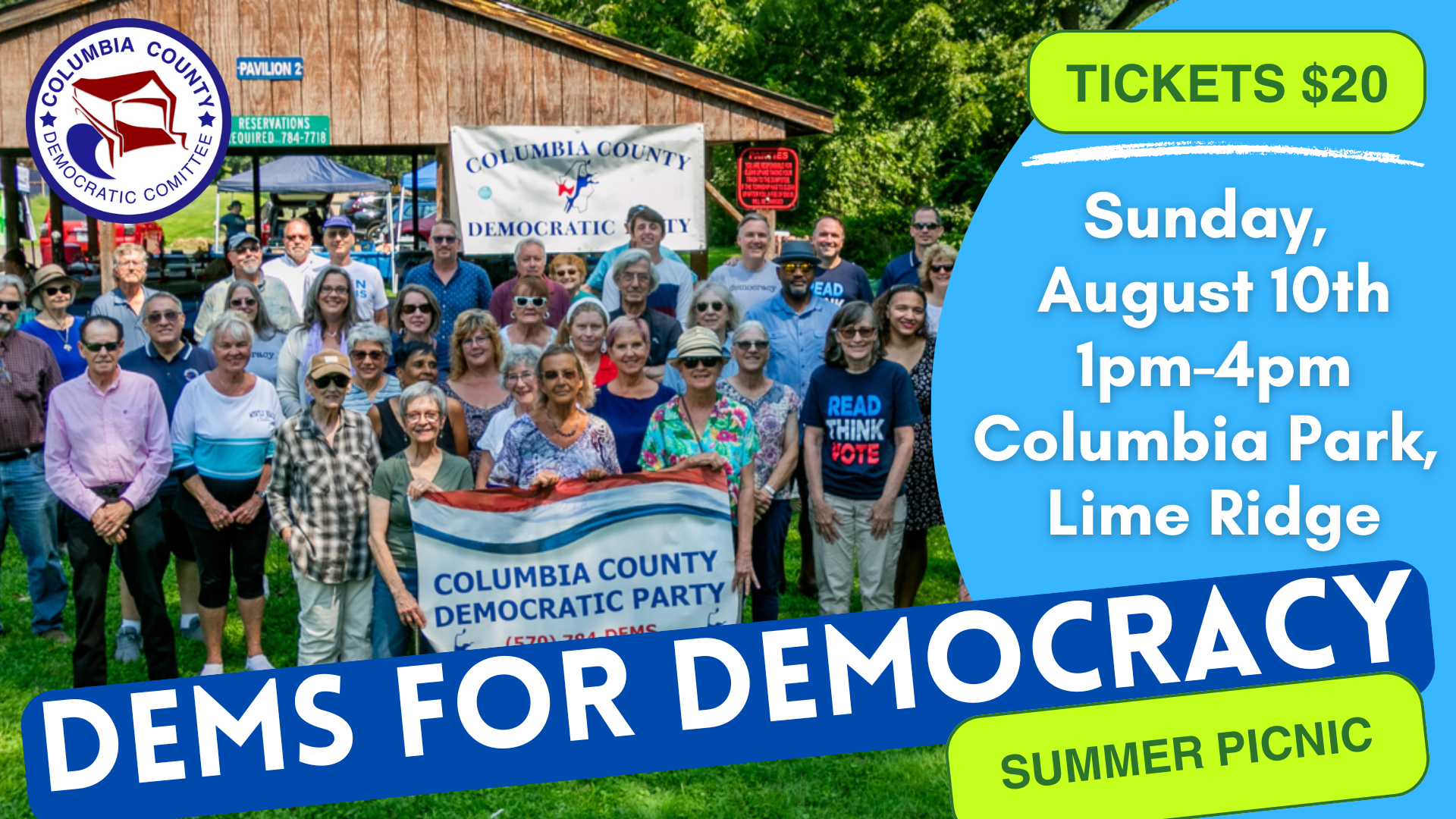 Dems for Democracy: CCDC 2025 Summer Picnic · Mobilize