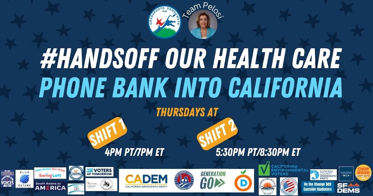 Hands Off Our Healthcare Phone Bank! · Mobilize
