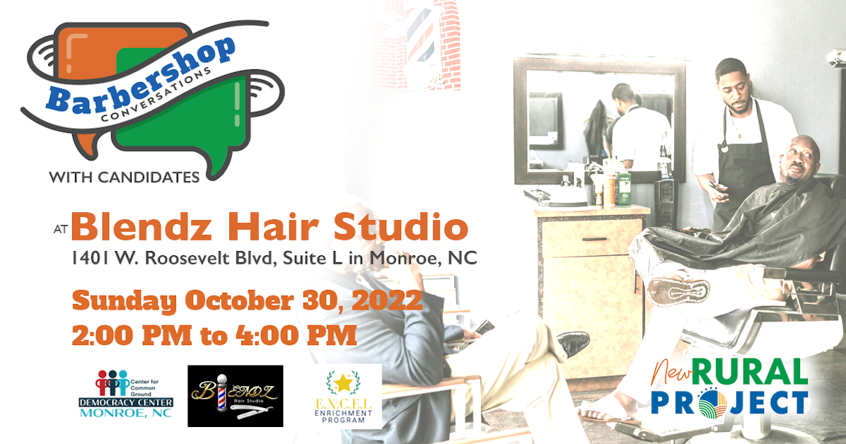 Barbershop Conversations with Candidates: Union County · New Rural Project