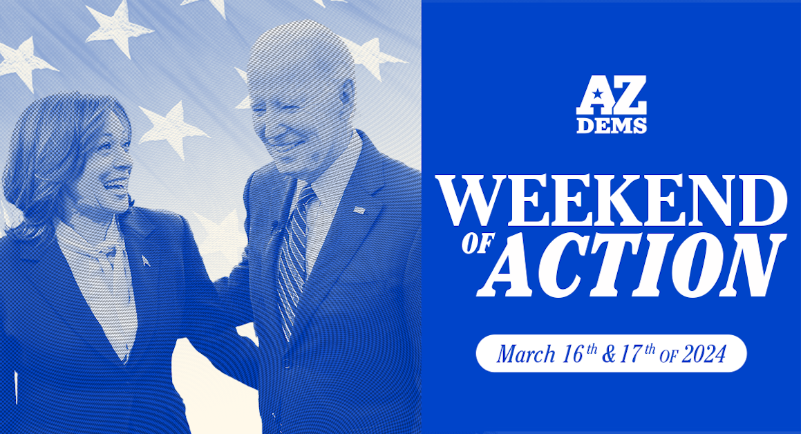 Canvassing for Weekend of Action in Midtown with AZ Dems! · Arizona ...