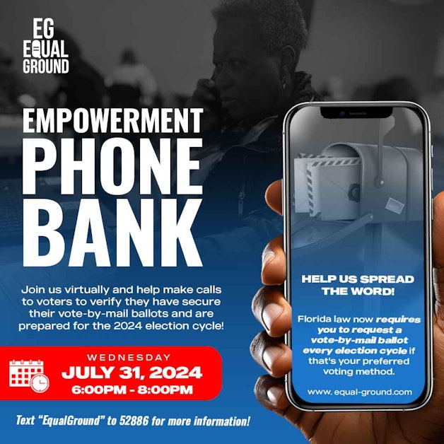 Equal Ground Empowerment Phone Bank · Mobilize