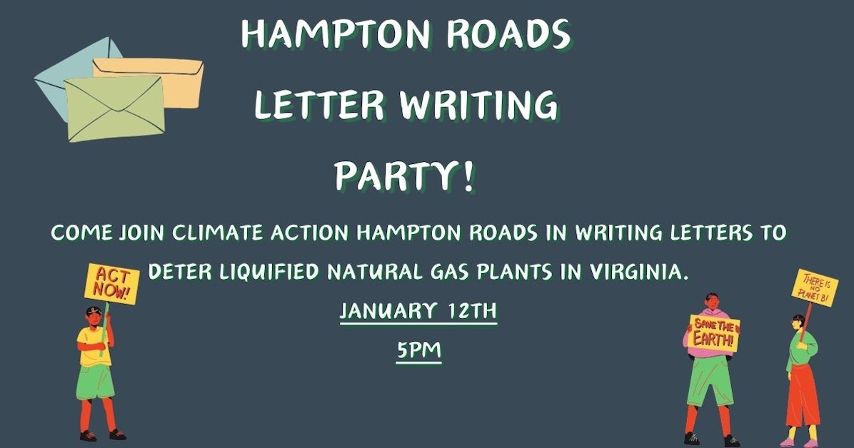Hampton Roads Letter Writing Party · Climate Action Campaign