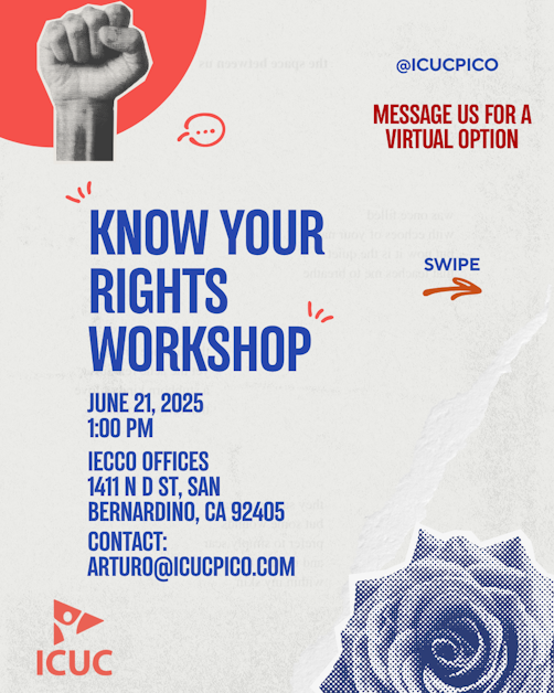 SB Know Your Rights Workshop · Mobilize