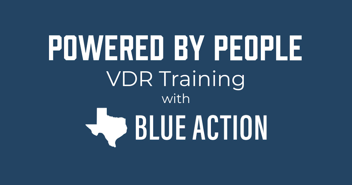 Volunteer Deputy Registrar (VDR) Training · Blue Action