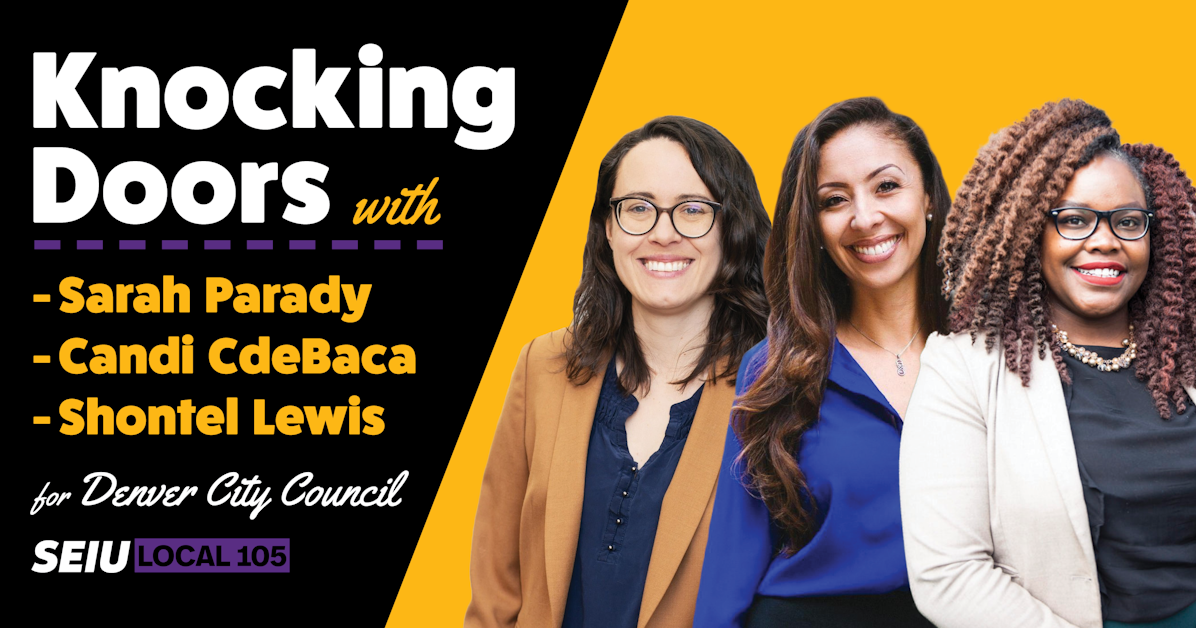 Knock Doors for Sarah Parady, Candi CdeBaca, and Shontel Lewis · Mobilize