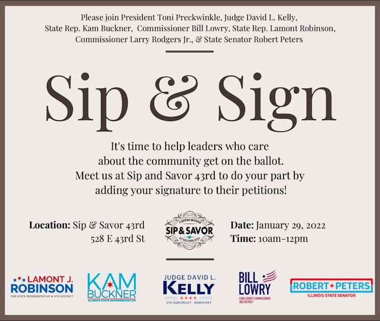 Sip & Sign · Mobilize