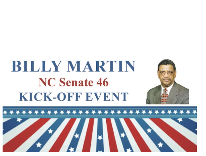 Billy Martin for NC Senate 46 Campaign Kickoff · North Carolina Democrats