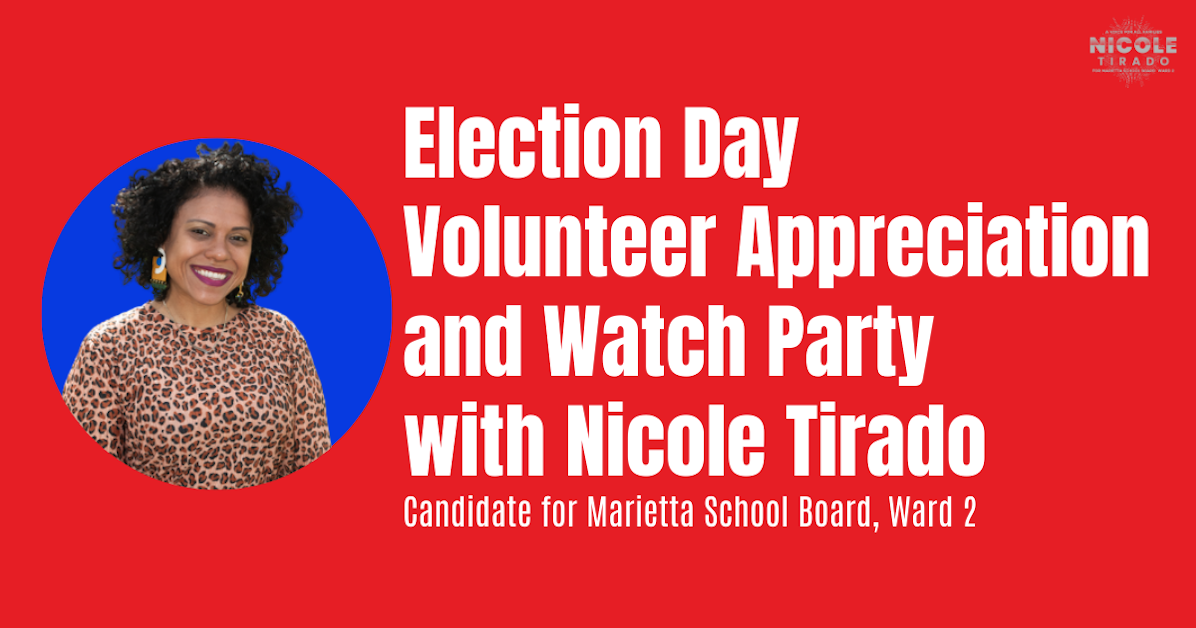 Election Day Volunteer Appreciation and Watch Party! · Georgia Working ...
