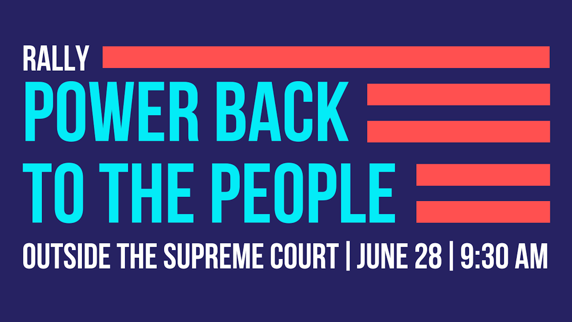 Power Back to the People · Mobilize