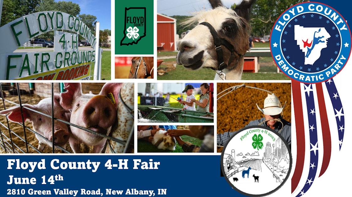 Floyd County 4-H Fair Booth Days · Indiana Democratic Party