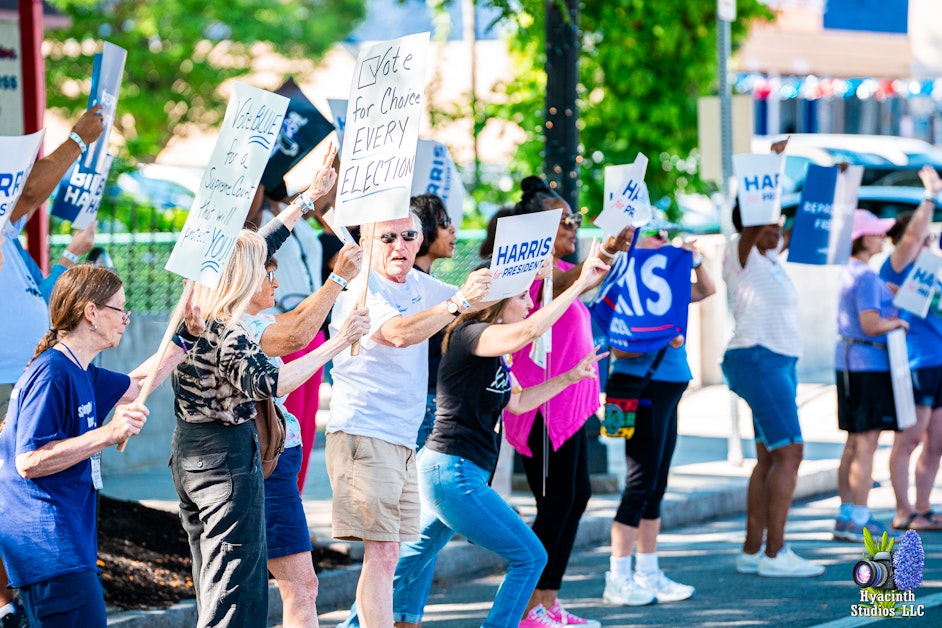 Saturday Morning Sign Rally at MCDC Area 9 Office in Glenside · Mobilize