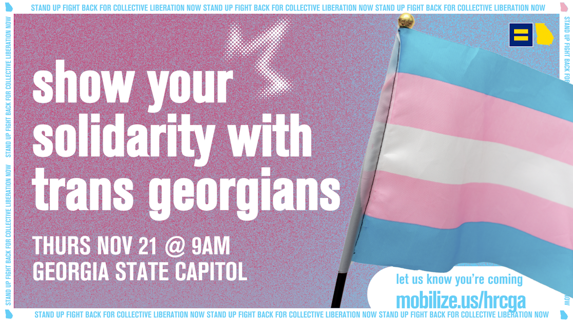 We Show Up: Solidarity for Trans Georgians! · HRC in Georgia