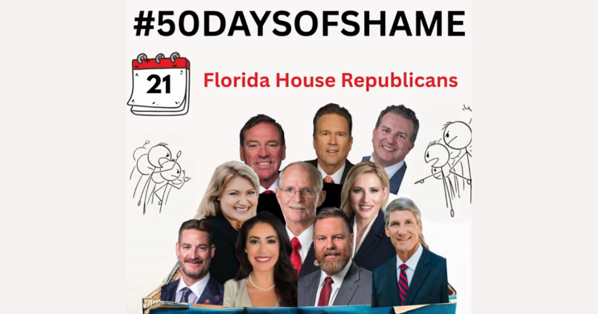 50 Days of Shame - Rutherford's Office · Indivisible St. Johns County