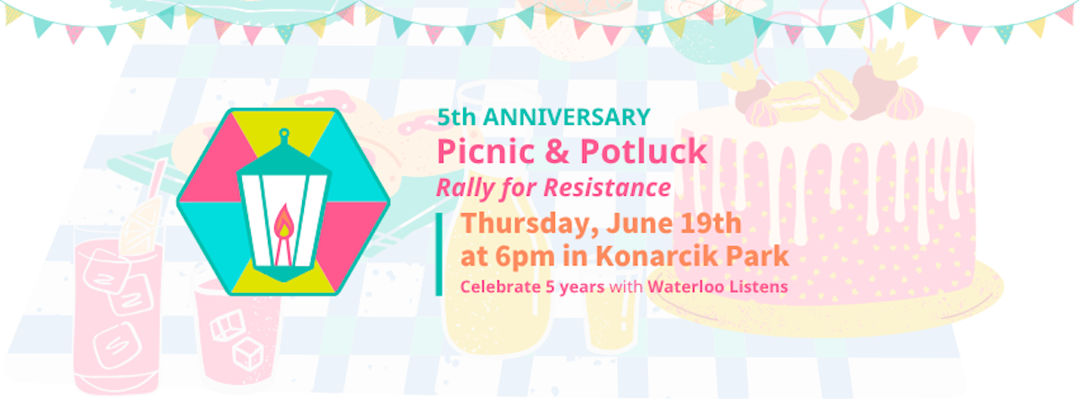 Indivisible at the Waterloo Listens 5 Year Anniversary Picnic & Potluck ...