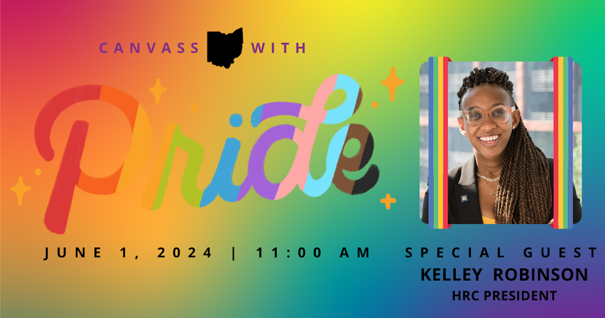 Pride Month Kick-off Canvass with Kelley Robinson –Northeast Columbus ...