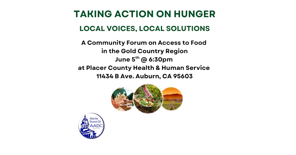 Taking Action on Hunger: Local Voices, Local Solutions · California ...