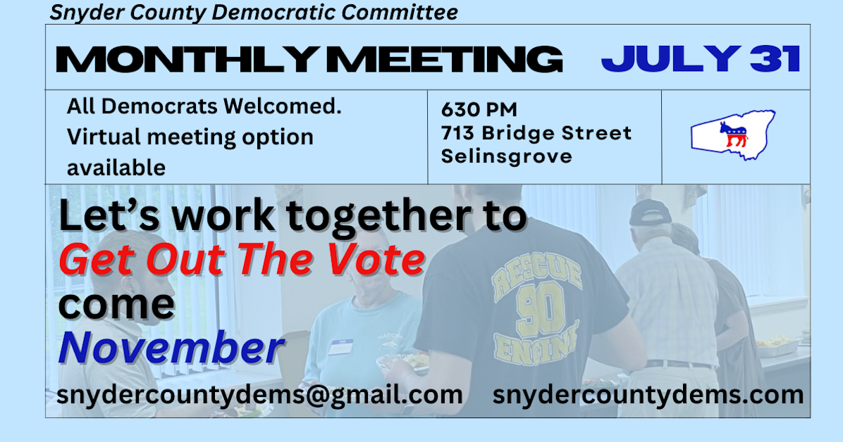 Monthly Meeting · PA Democratic Party